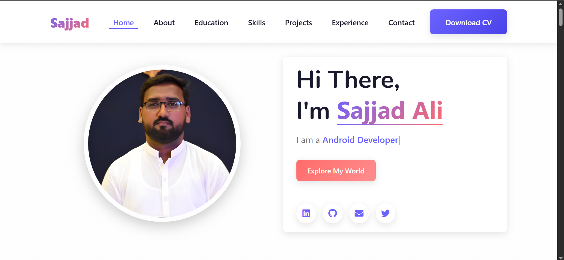 Portfolio | Sajjad Ali
